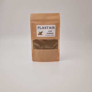 Plantain Leaf Powder | Plantago Major Premium Grade | Herbal - Etsy