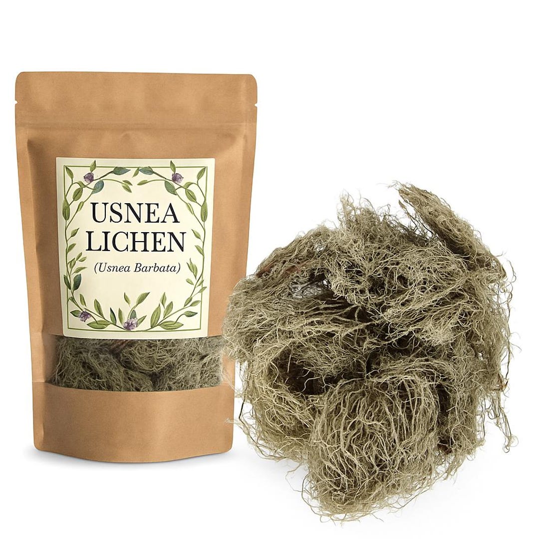 Usnea Lichen * Usnea Barbata * Whole * Wild Crafted Old Man's Beard ...