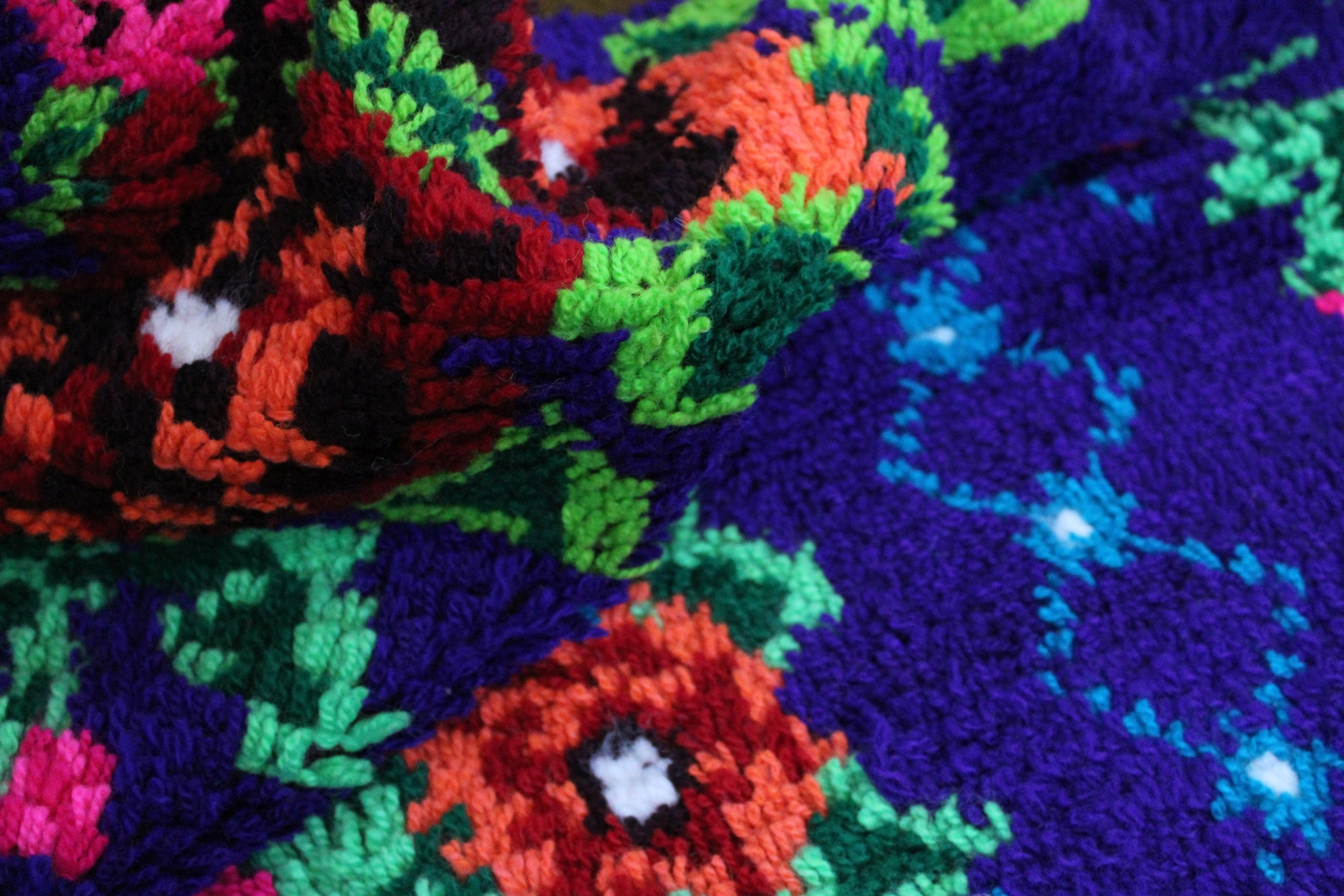 Bulgarian Rugextra Thick Comfy 5x6 100% Organic Woolblue | Etsy