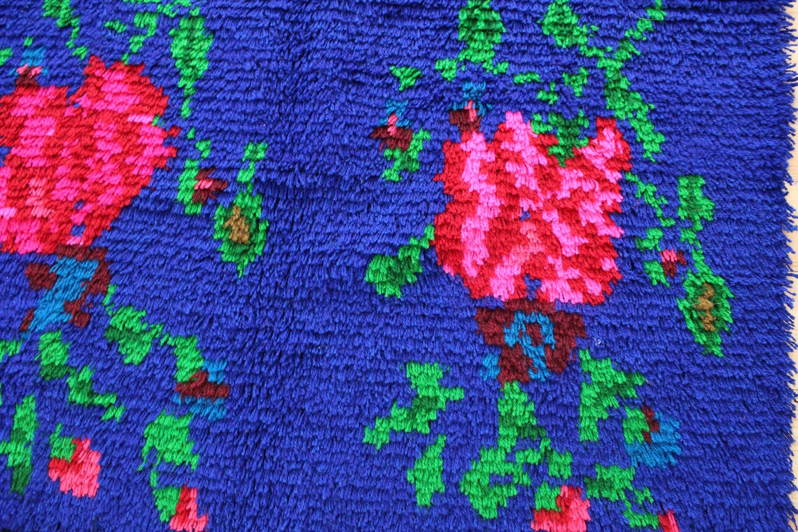 Bulgarian Woolen Blanket Rug Sheep Wool. Hand Woven Frieze. | Etsy