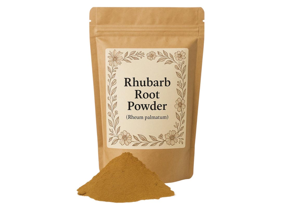 Rhubarb Root Powder | Rheum Palmatum Premium Grade | Herbal - Etsy
