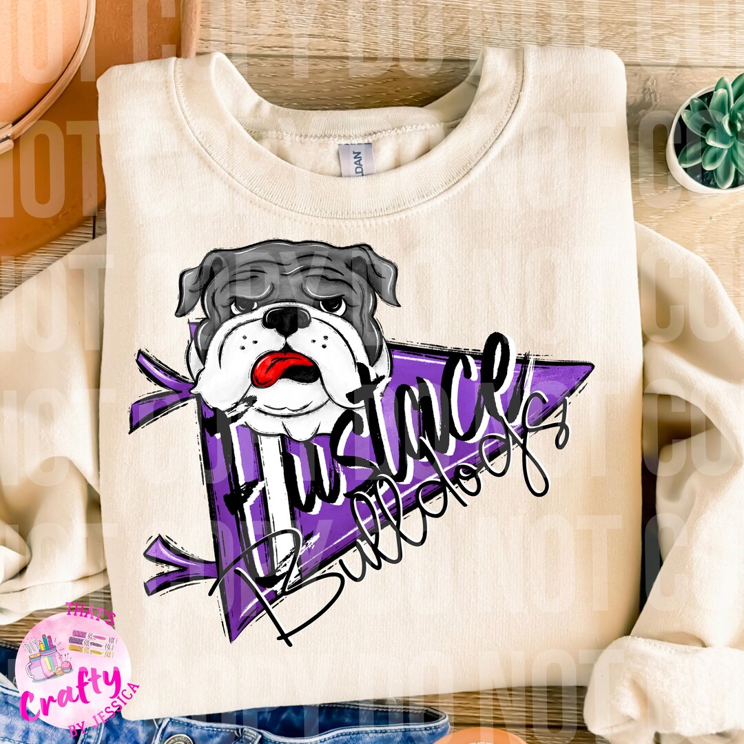 Eustace Bulldogs Retro PNG, Digital File, Football, Band, Cheer, School ...