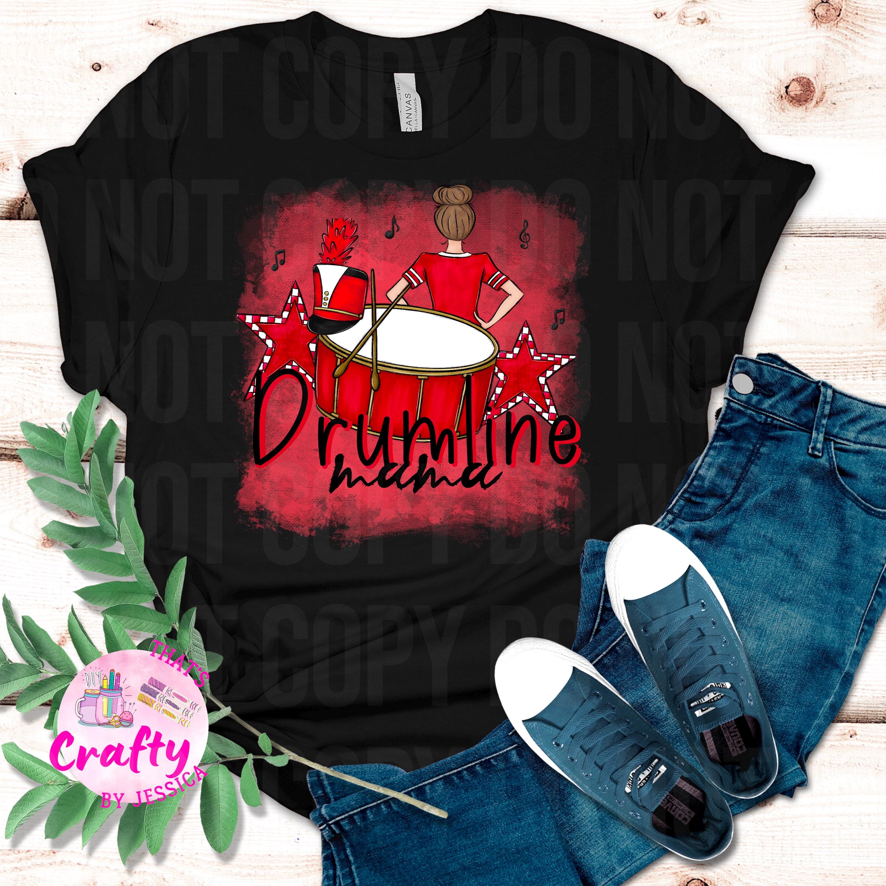 Red Drumline Mama PNG, Digital File, Band Sublimation Design - Etsy