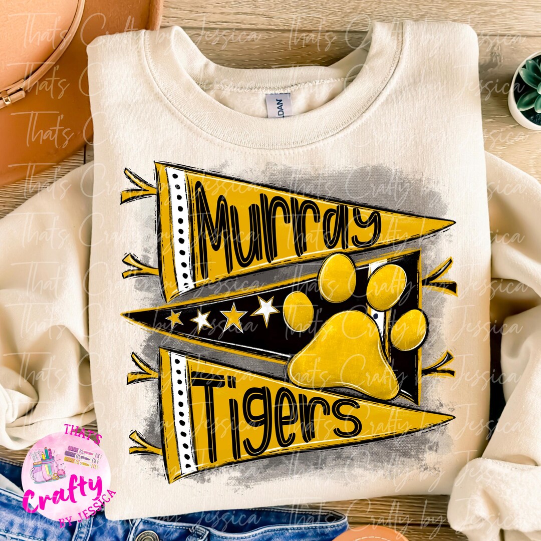 Murray Tigers Retro PNG, Digital File, Football, Band, Cheer, School ...