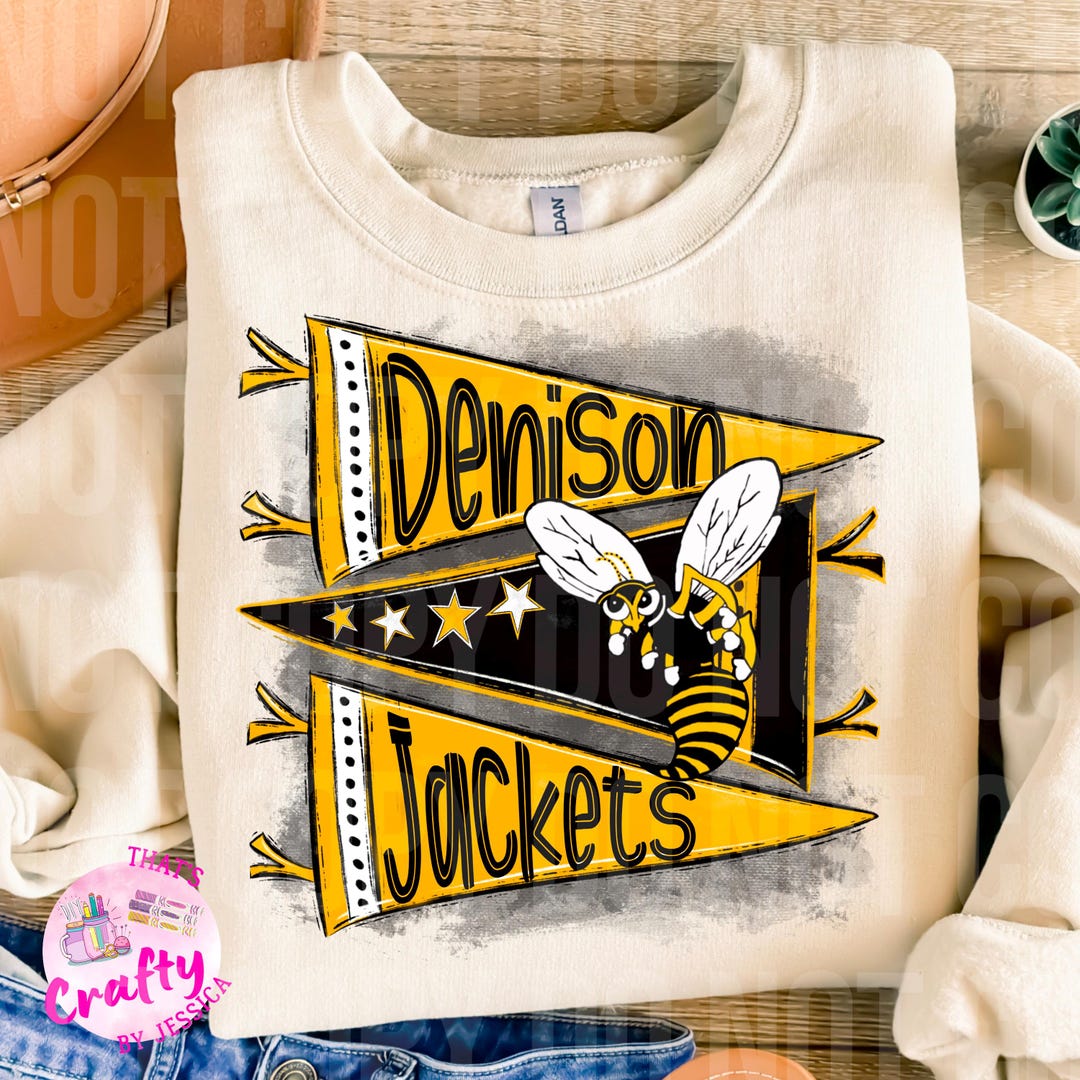 Denison Jackets Retro PNG, Digital File, Football, Band, Cheer, School ...