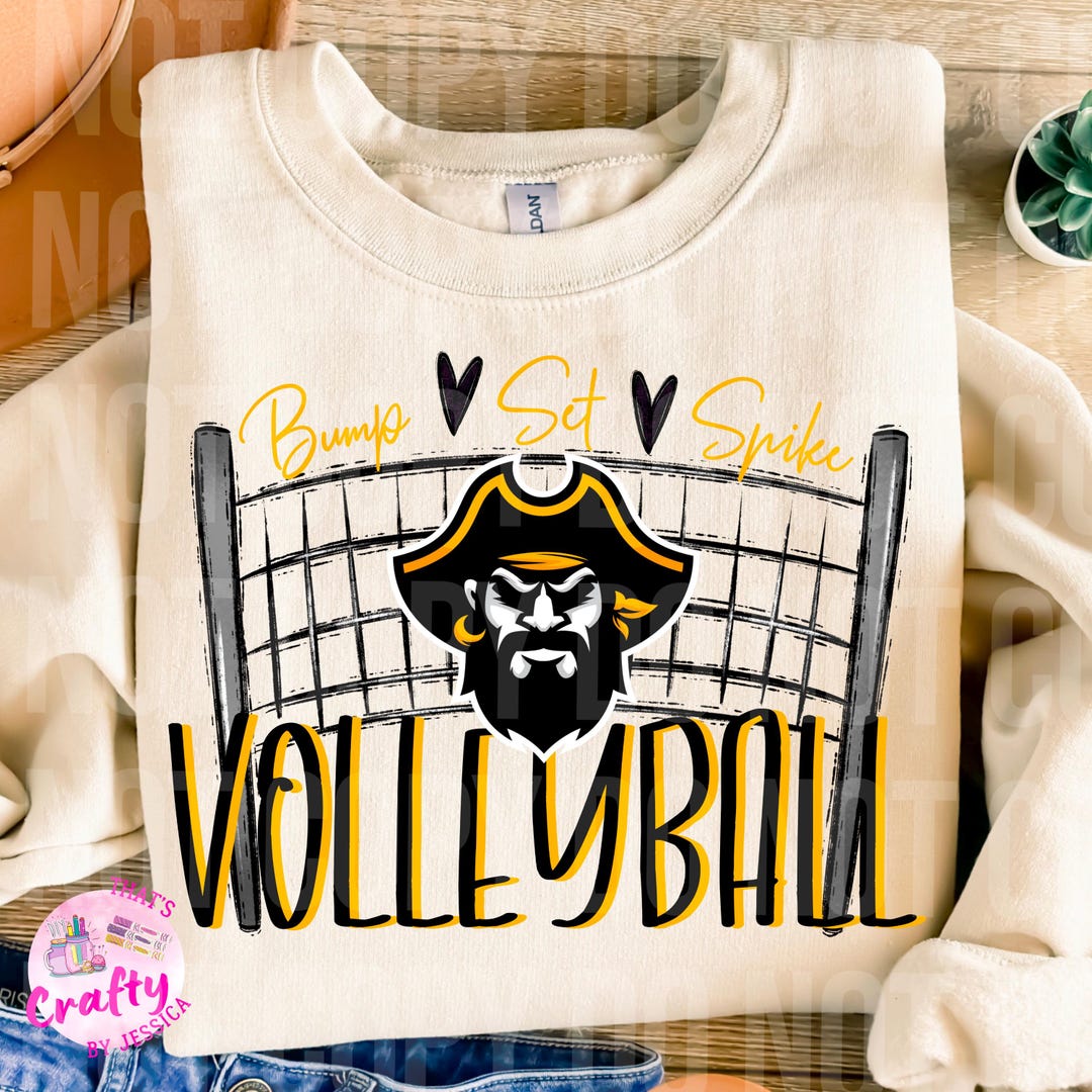 Bump Set Spike Viking Volleyball PNG, Digital File, Sublimation Design ...