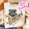 Bulldogs Mascot SVG: Team Logo, High School Mascot, Dog With Spikes, T ...