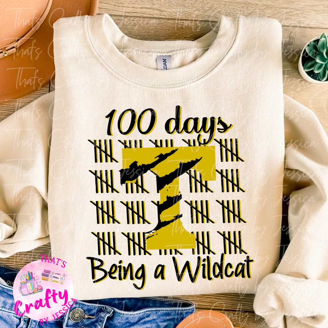 Trumann Wildcats 100 Day Retro PNG, Digital File, Football, Band, Cheer ...