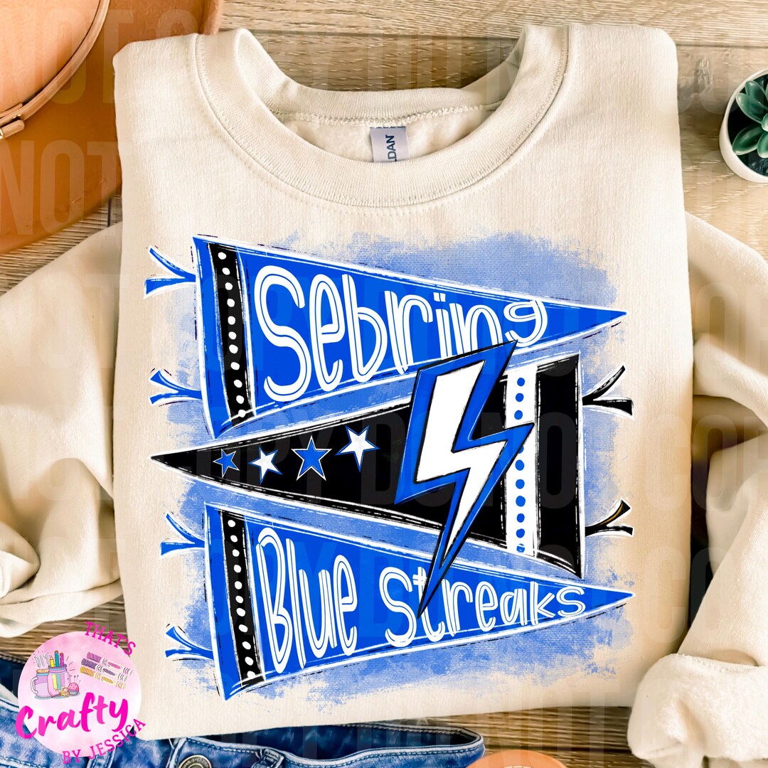 CUSTOM Sebring Streaks Retro PNG, Digital File, Football, Band, Cheer ...