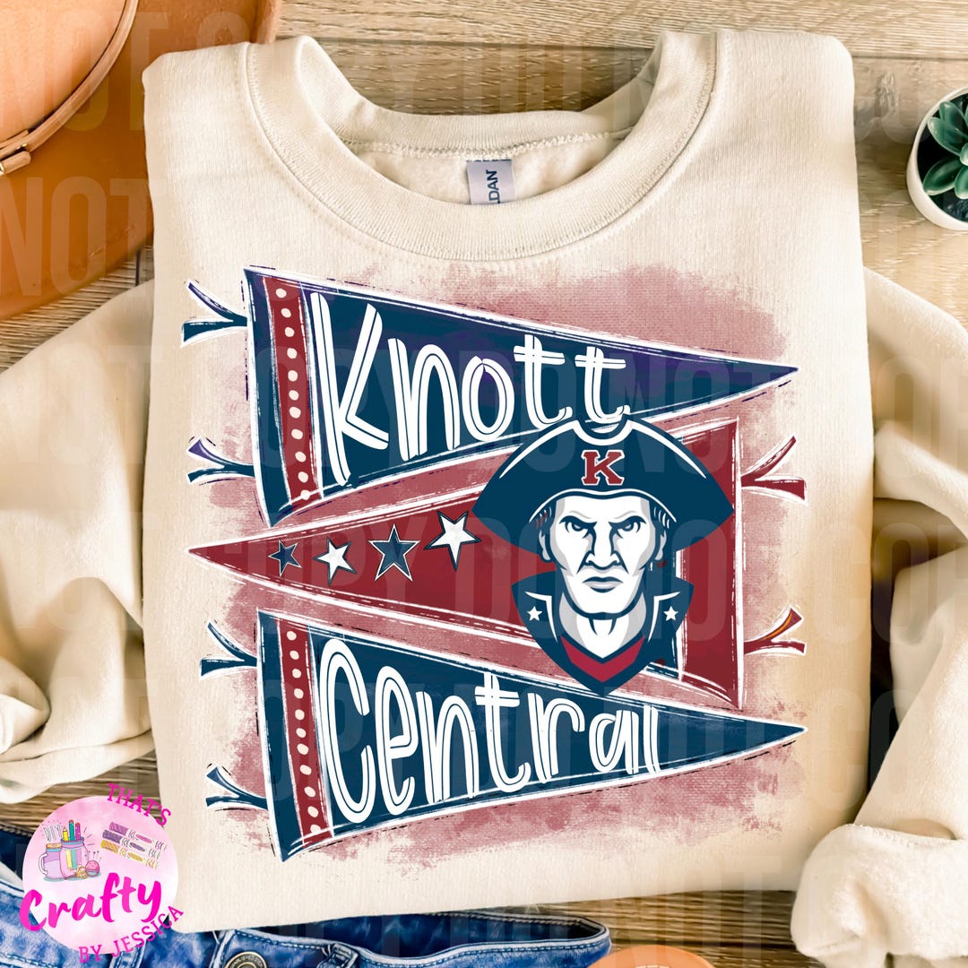 Knottcentral Retro PNG, Digital File, Football, Band, Cheer, School ...