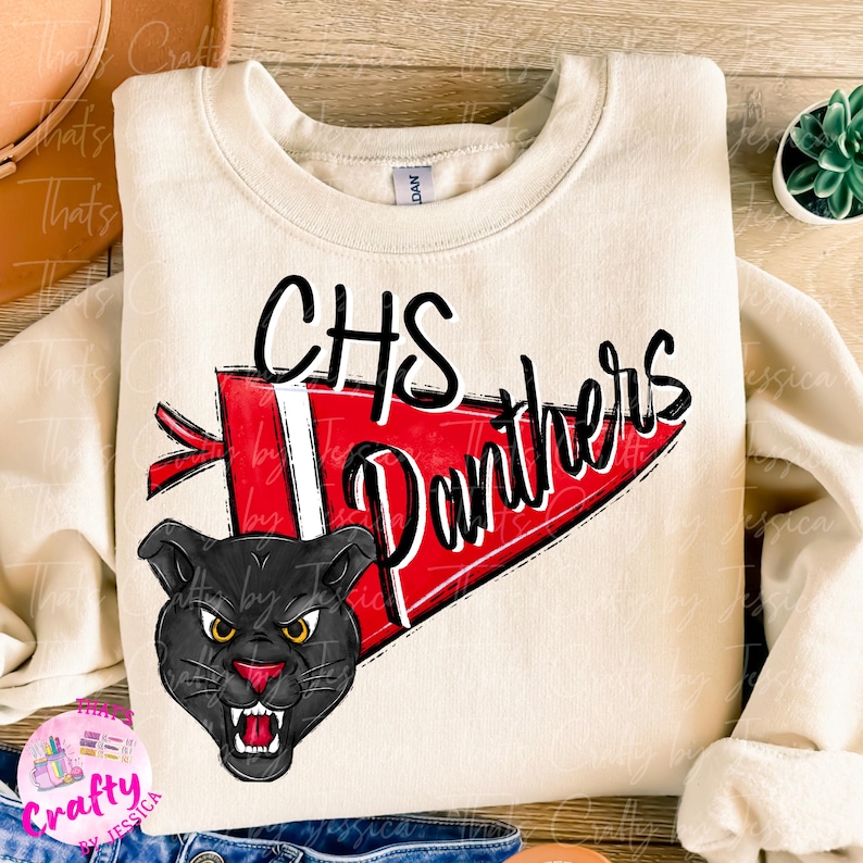 CHS Panthers Custom Pennant Retro PNG, Digital File, Football, Band ...