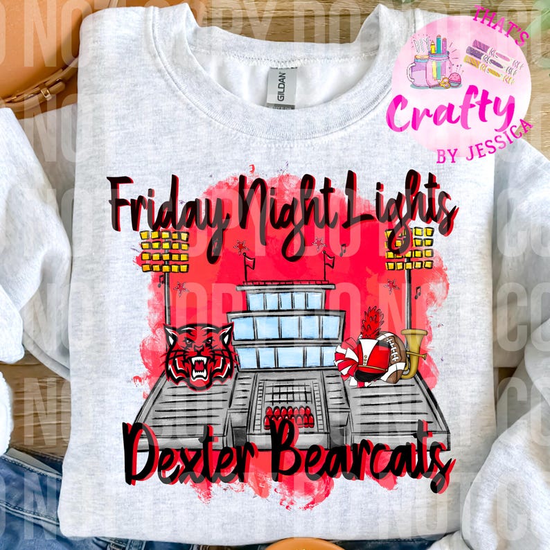Dexter Bearscats Friday Night Lights PNG, Digital File, Football, Band ...