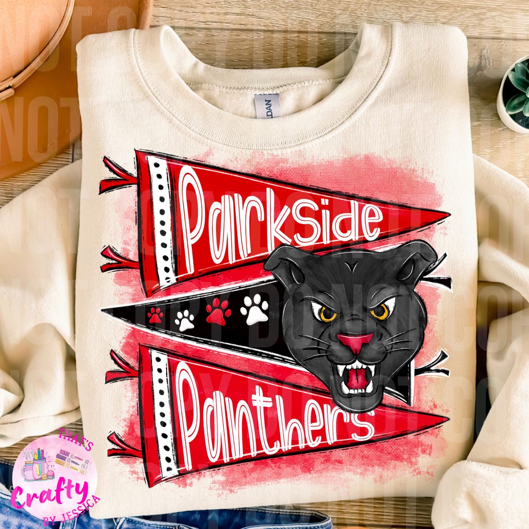 Parkside Panthers Retro PNG, Digital File, Football, Band, Cheer ...