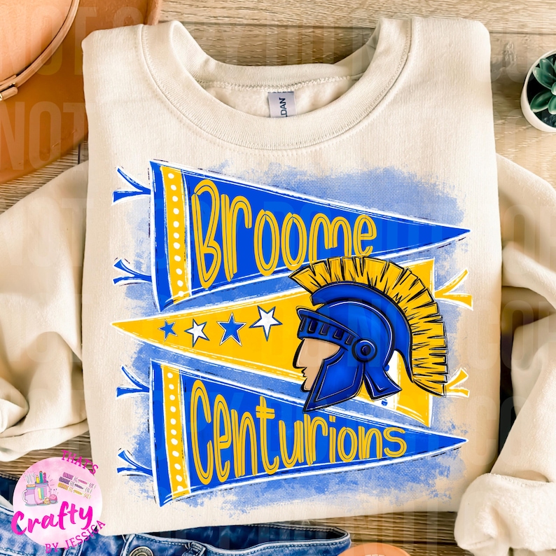 Broome Centurions Pennant Retro PNG, Digital File, Football, Band ...