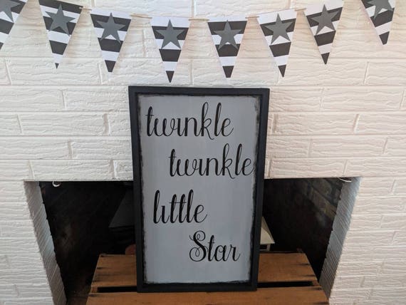 Gender Neutral Baby Shower Sign/twinkle Twinkle Little Star | Etsy