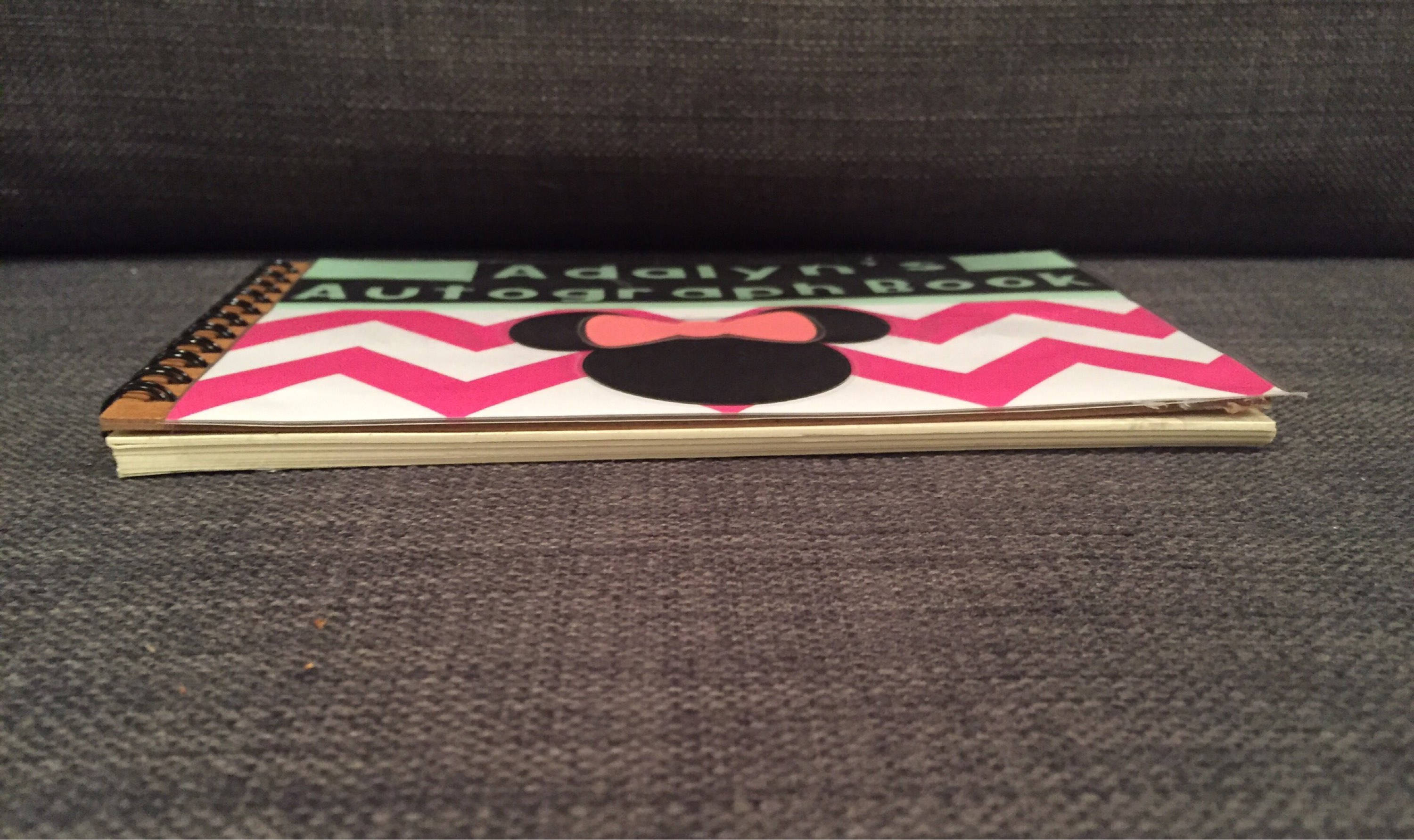 Minnie Mouse Autograph Book/ Girls Disney Autograph Book - Etsy