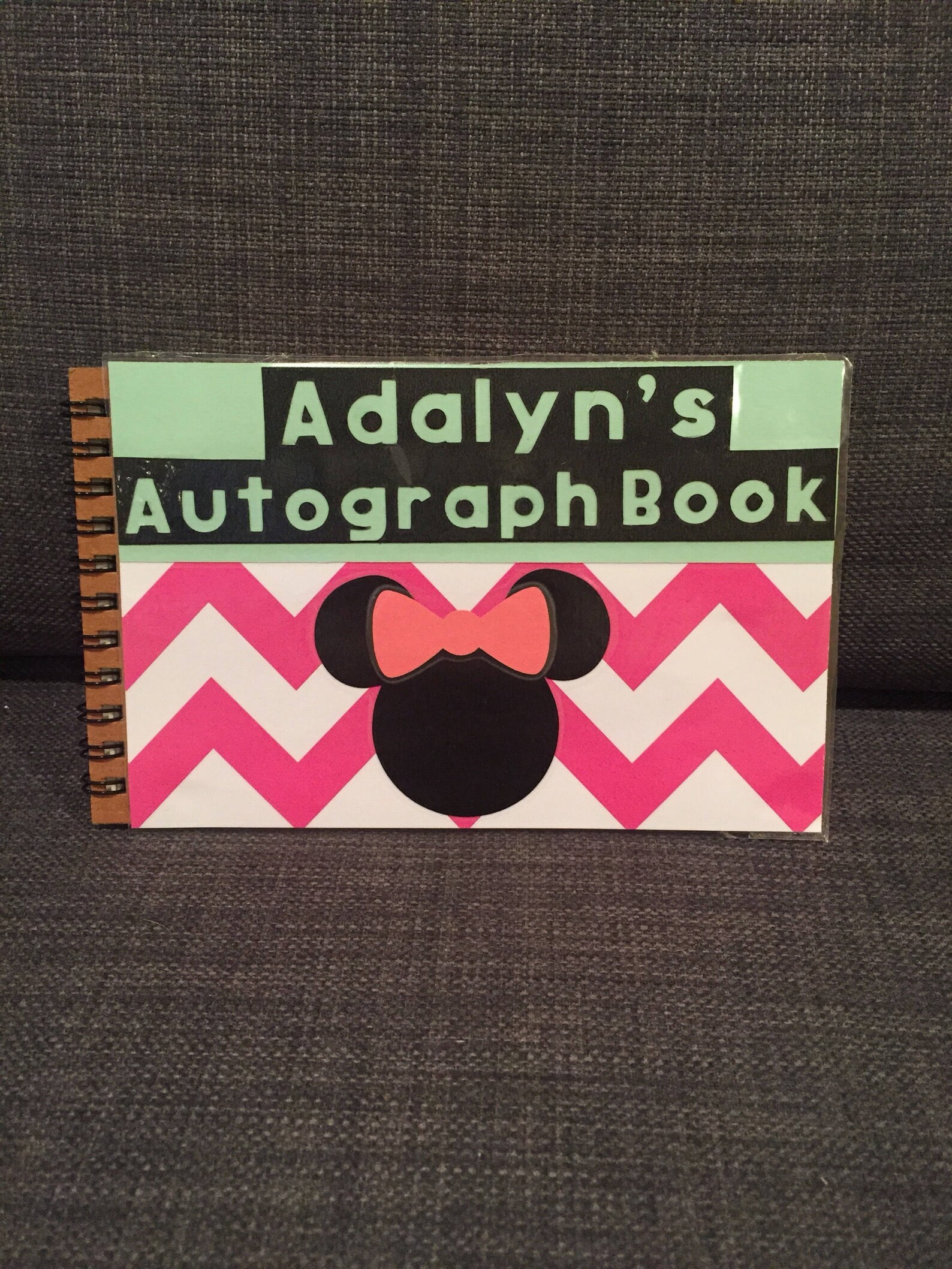 Minnie Mouse Autograph Book/ Girls Disney Autograph Book - Etsy