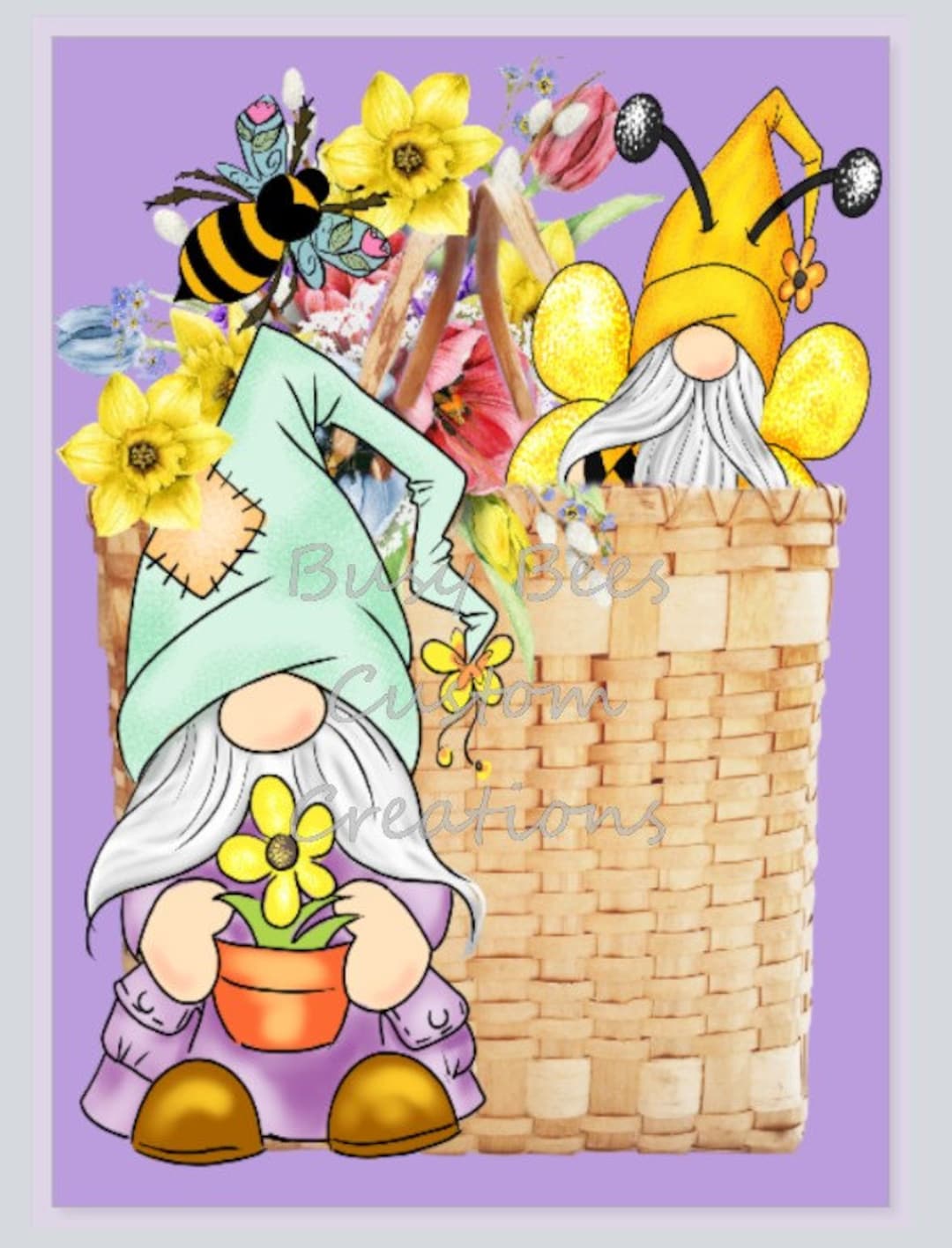 Spring Gnome Metal Wreath Sign - Etsy