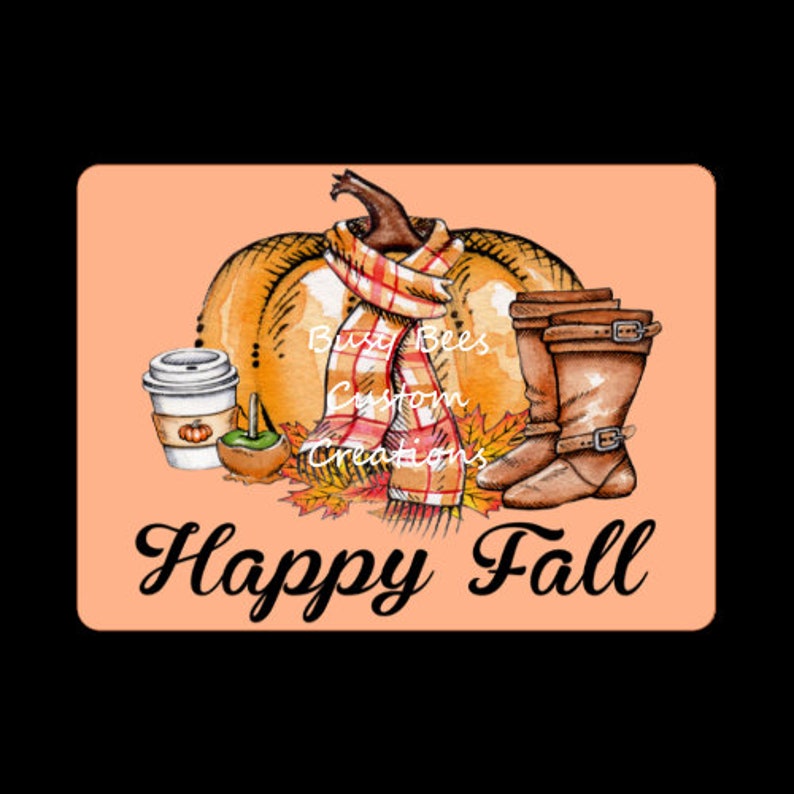 Happy Fall Metal Wreath Sign | Etsy