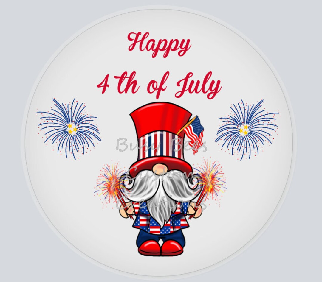 Happy 4th of July Metal Wreath Sign - Etsy