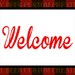 Red Black Buffalo Plaid Welcome Aluminum Wreath Sign - Etsy