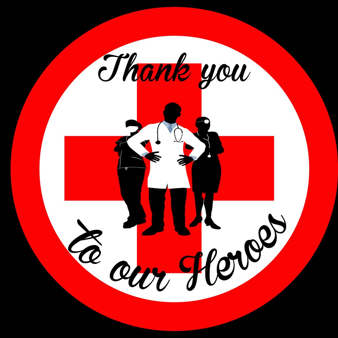 Thank You to Our Heroes Metal Wreath Sign | Etsy