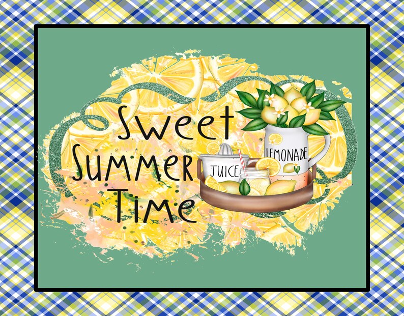 Sweet Summer Time Lemon Sign - Etsy