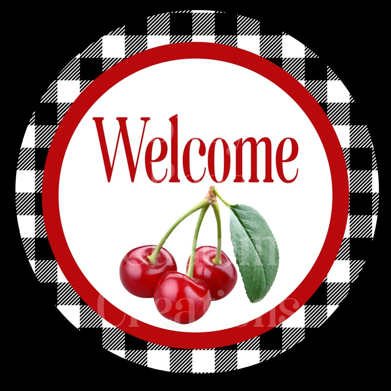 Cherries Sign - Etsy