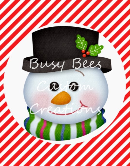 Snowman Sign With Red Diagonal Background - Etsy