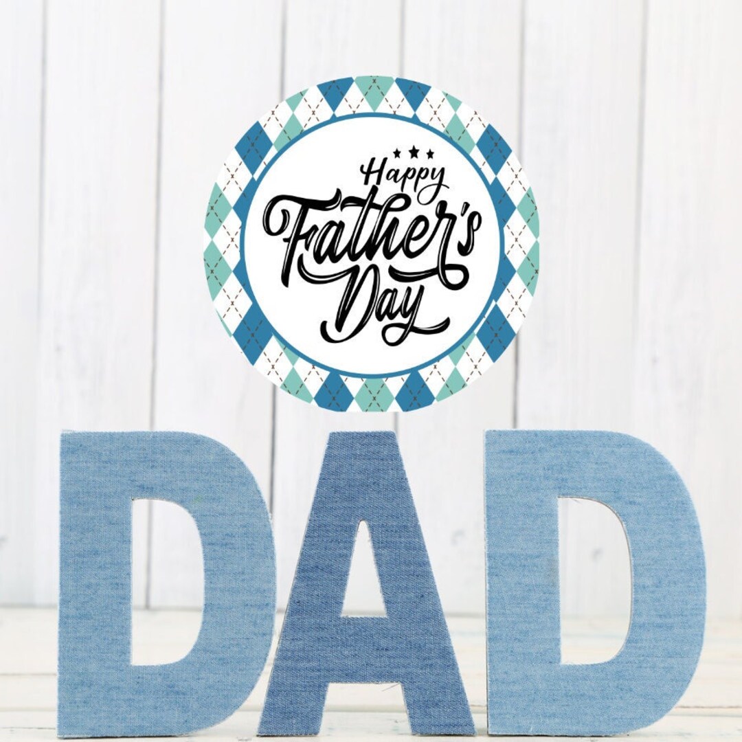 Happy Fathers Day Sign Aluminum Wreath Sign - Etsy