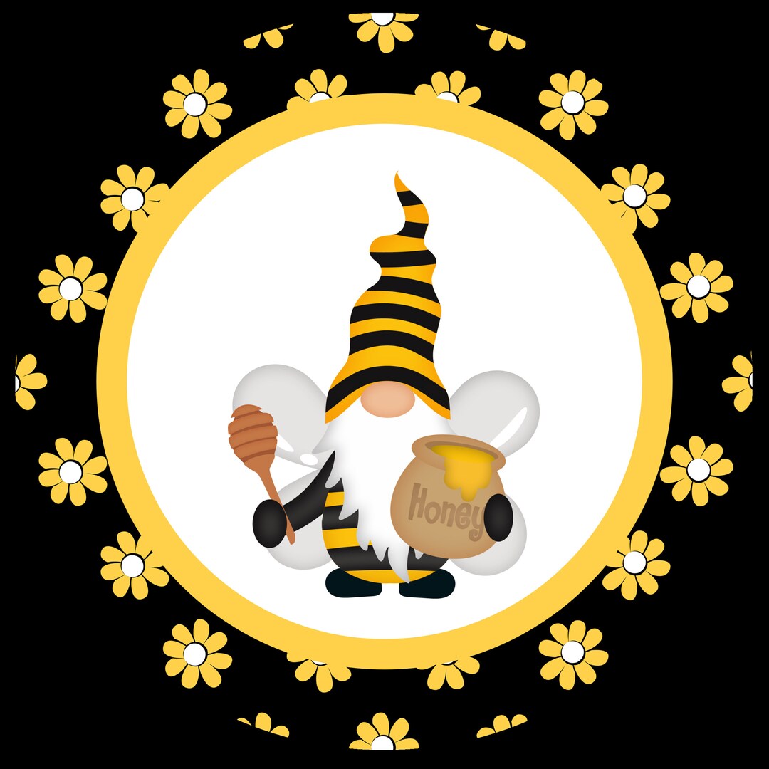 Bee Gnome With Honey Pot - Etsy