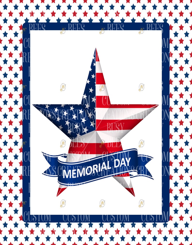Memorial Day Star Aluminum Wreath Sign - Etsy