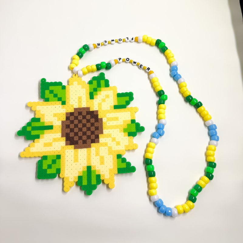 Perler Bead Necklace - Etsy
