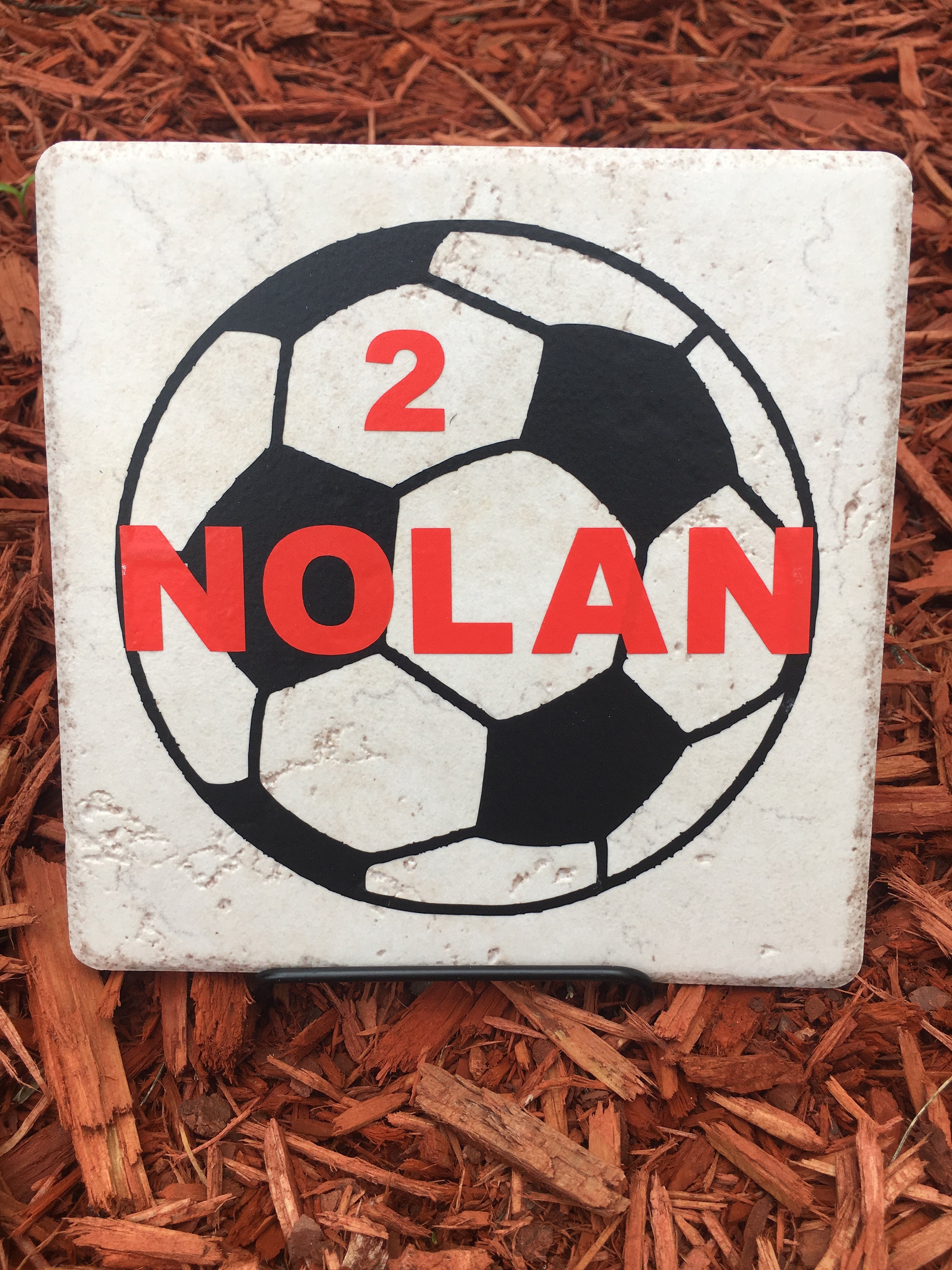 Soccer Ball Personalized Tile - Etsy
