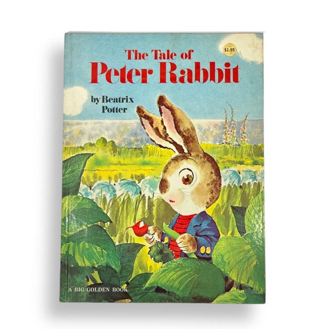 The Tales of Peter Rabbit Big Golden Book Beatrix Potter Vintage ...