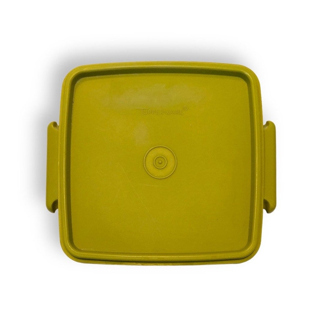 Tupperware Sandwich Container, Avocado Green, Square Away, Plastic ...
