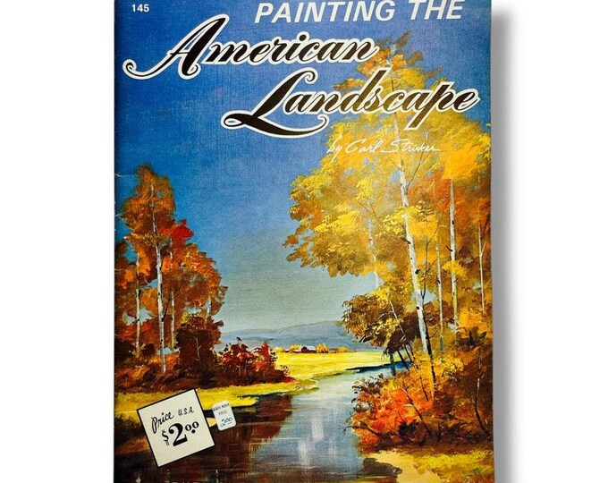 Painting the American Landscape Art Instruction Book Illustrated Mid ...