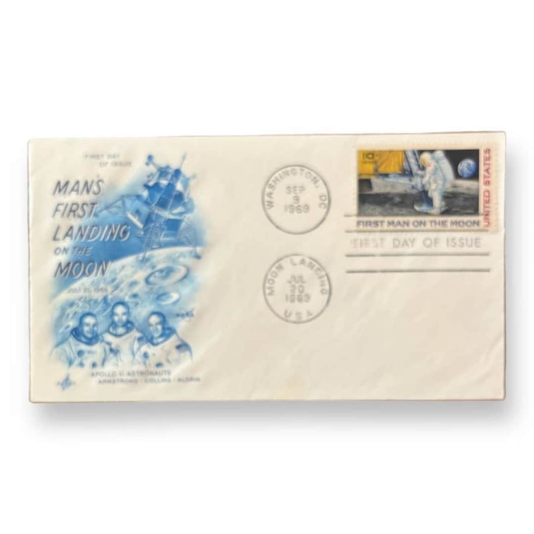 Man's First Landing on the Moon, First Day Issue Stamp, Collectible ...