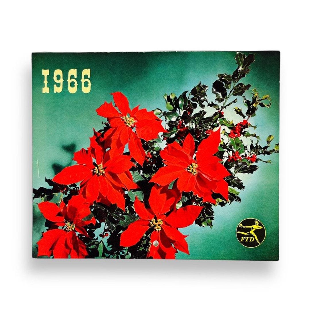 1966 FTD Calendar, Winfield Floral Co, Kansas, Advertising Ephemera ...