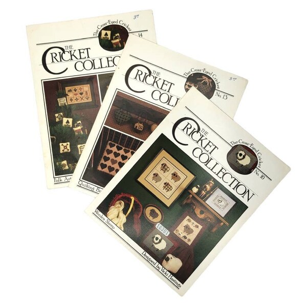 Cricket Collection Cross Stitch - Etsy