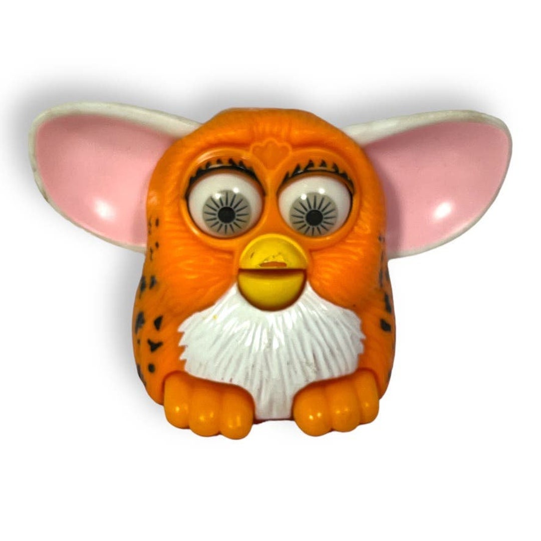 Orange Spotted Furby, Vintage Mcdonalds Happy Meal Toy, 1998, Fast Food ...