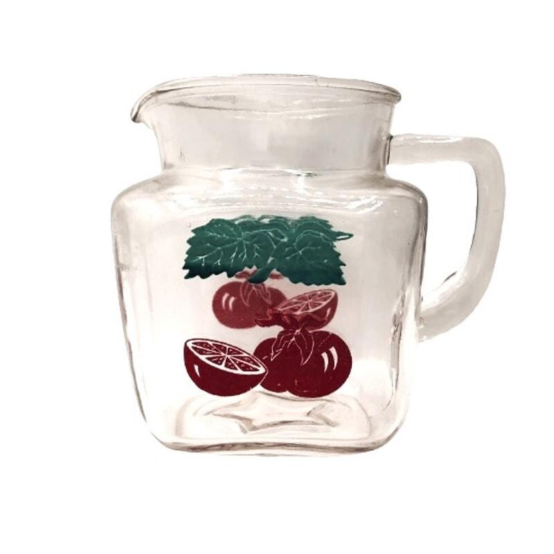 Small Glass Pitcher - Etsy