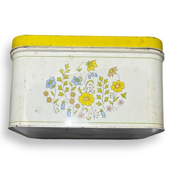 Yellow Bread Box - Etsy