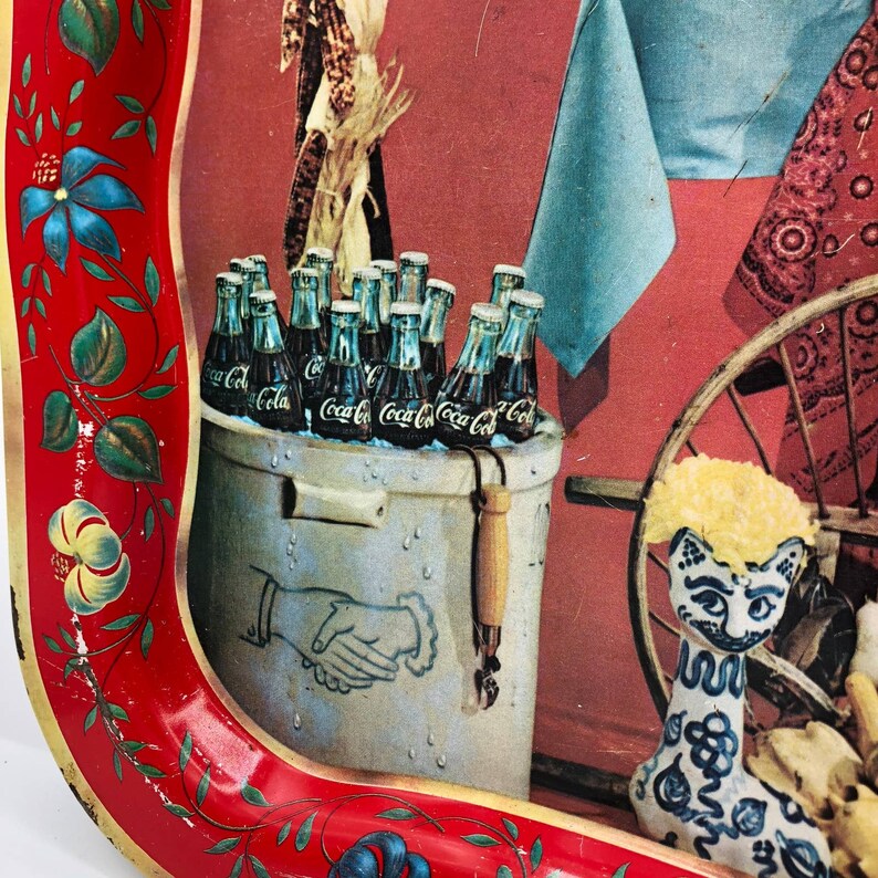 Coca Cola Fall Harvest Hoedown 1960's Vintage Metal Soft - Etsy
