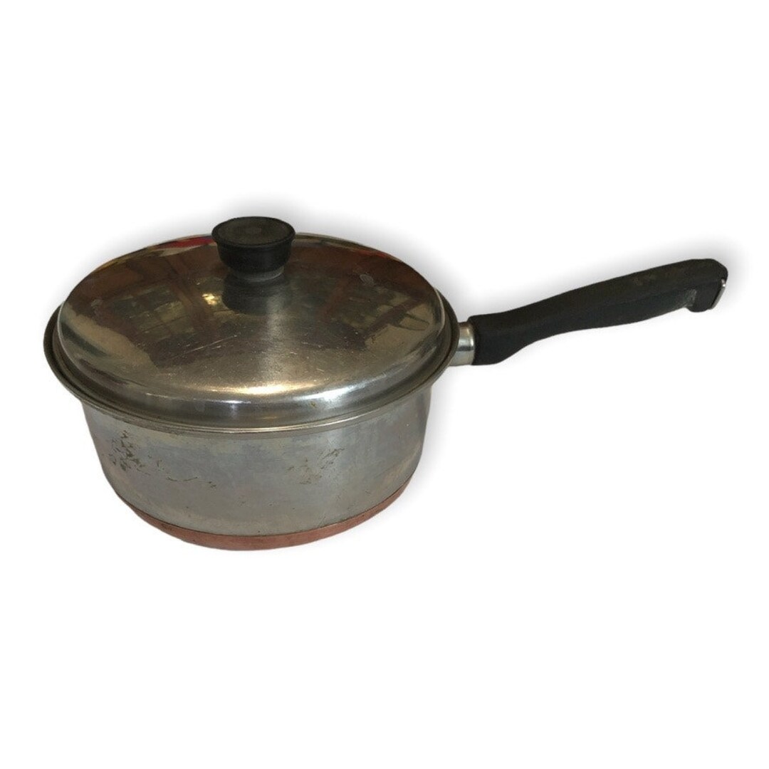 Saucepan, Maid of Honor, Copper Bottom, Stainless Steel, Vintage ...