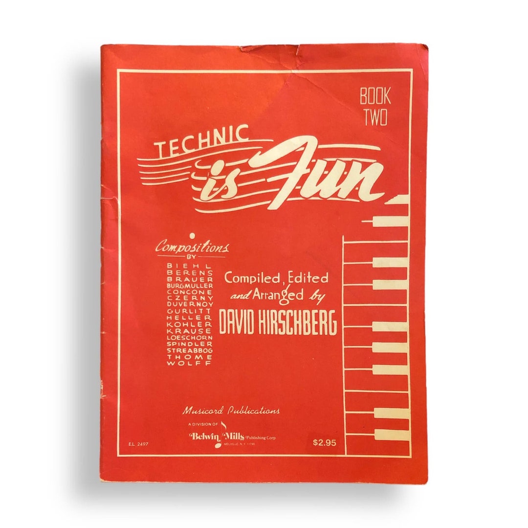 Technic is Fun Book Two Piano Lessons Beginners David Hirschberg ...