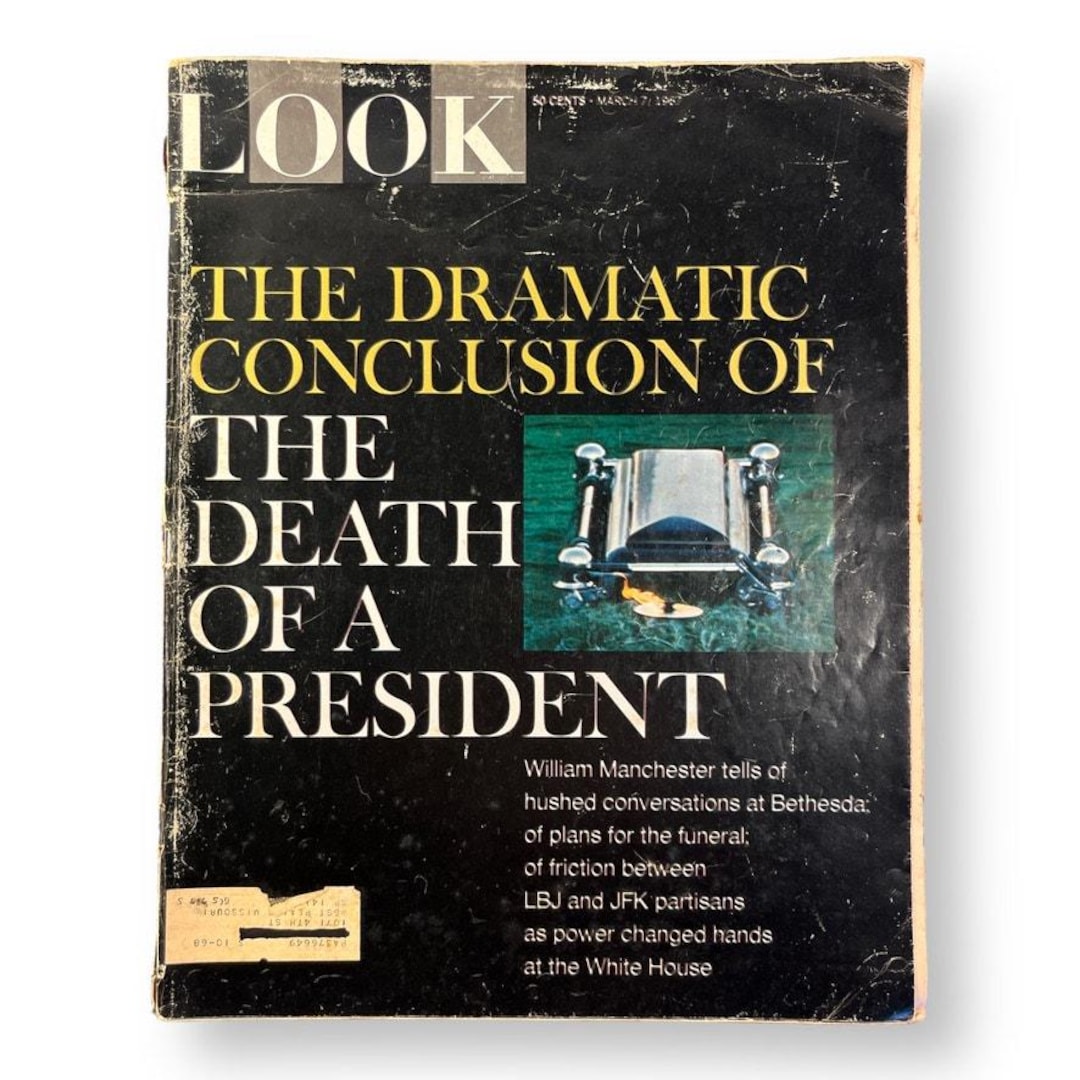 Look Magazine, March 1967, JFK the Death of a President, Vintage ...
