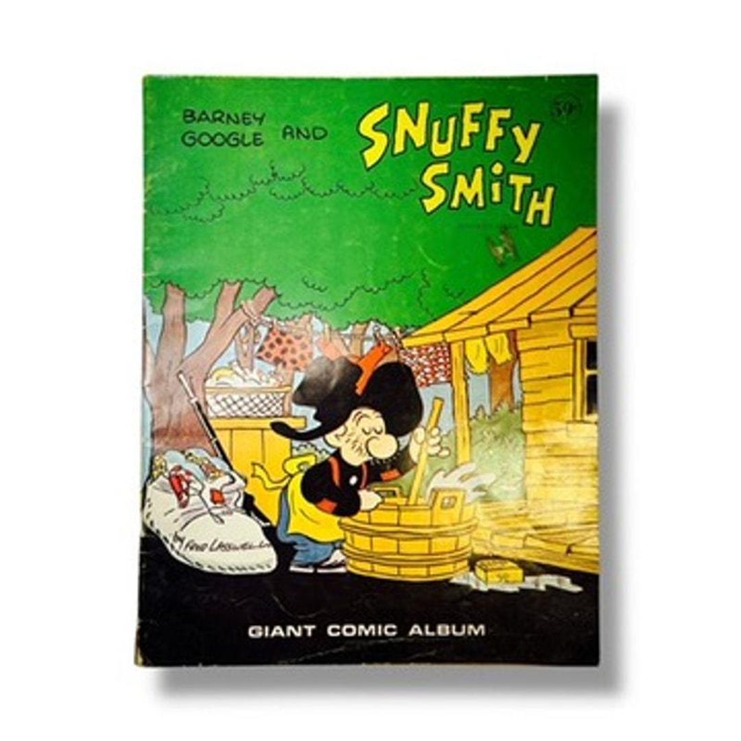 Vintage Snuffy Smith Barney Google Giant Comic Album Coloring Book - Etsy