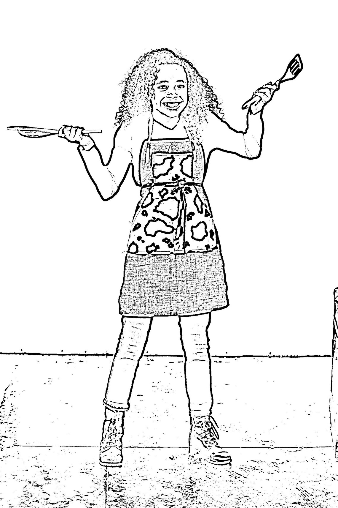 Tween Fashion Coloring Pages Cute Designs to Color and Sew! - Etsy