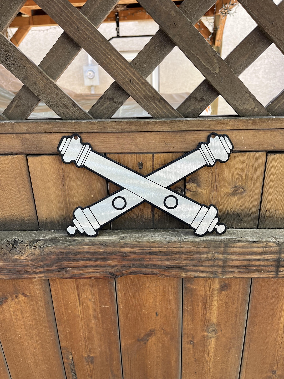 Army Field Artillery Crossed Cannons Plaque - Etsy